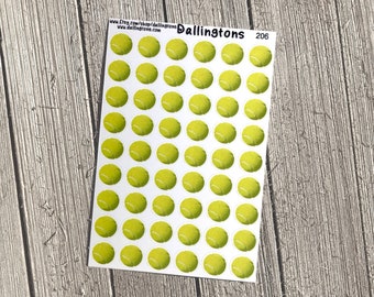 39 Cute Tennis Racket/sport Planner Stickers - Etsy