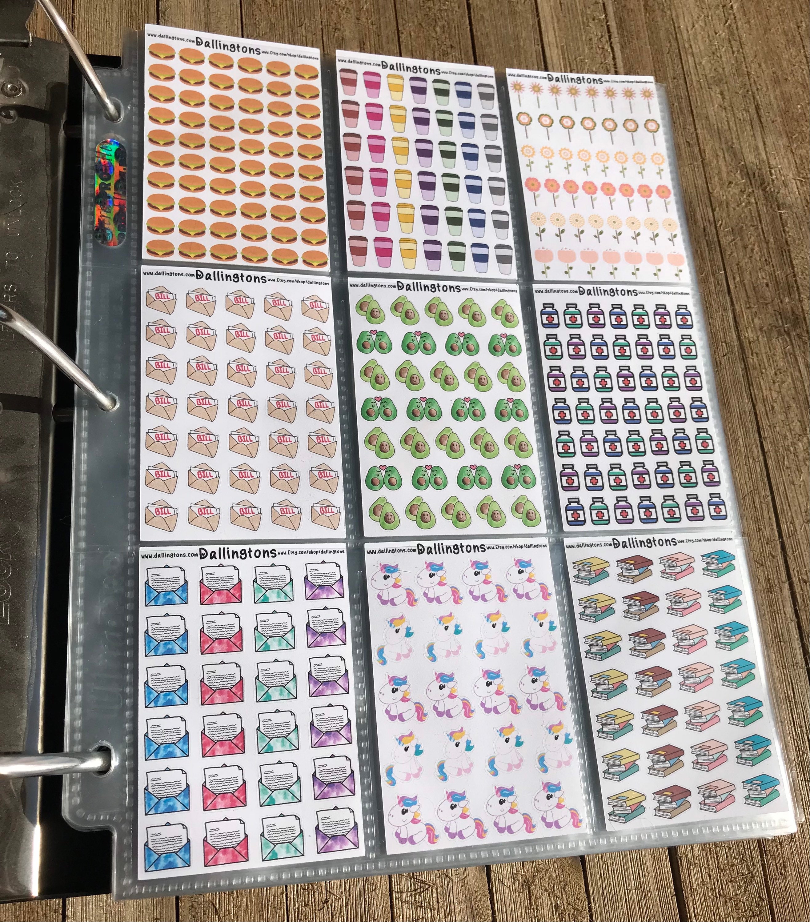 Lady Bugs Stickers 97 Tiny Stickers for Books and | Etsy