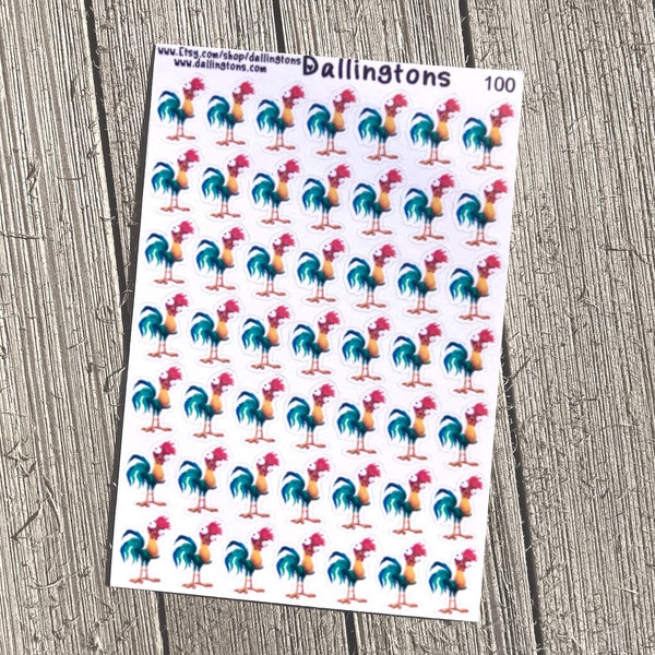 Rooster Decals - Etsy