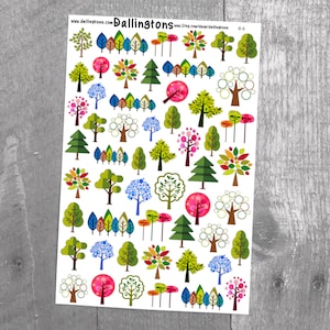Tree Sticker - Etsy