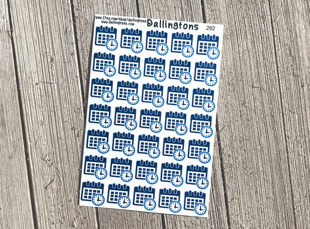 Appointments (#292) - Tiny Stickers for Books and Planners - Etsy