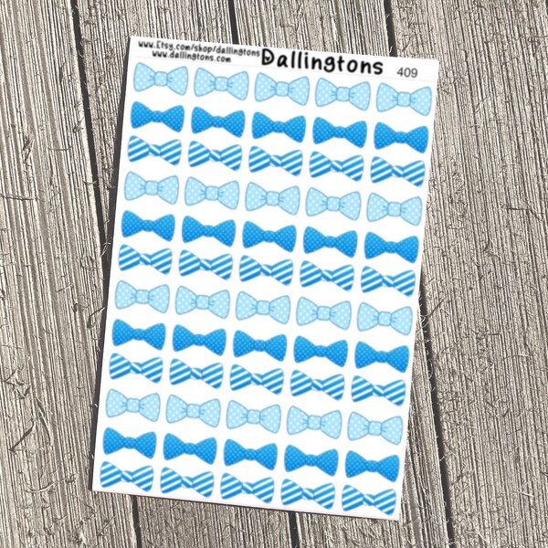 Bow Tie Stickers - Etsy
