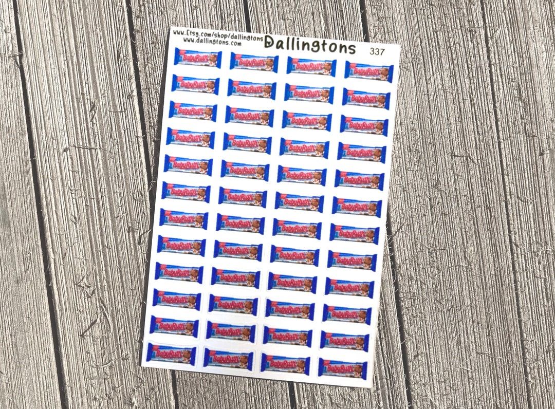 Candy (#337) - Tiny Stickers for Books and Planners - Etsy