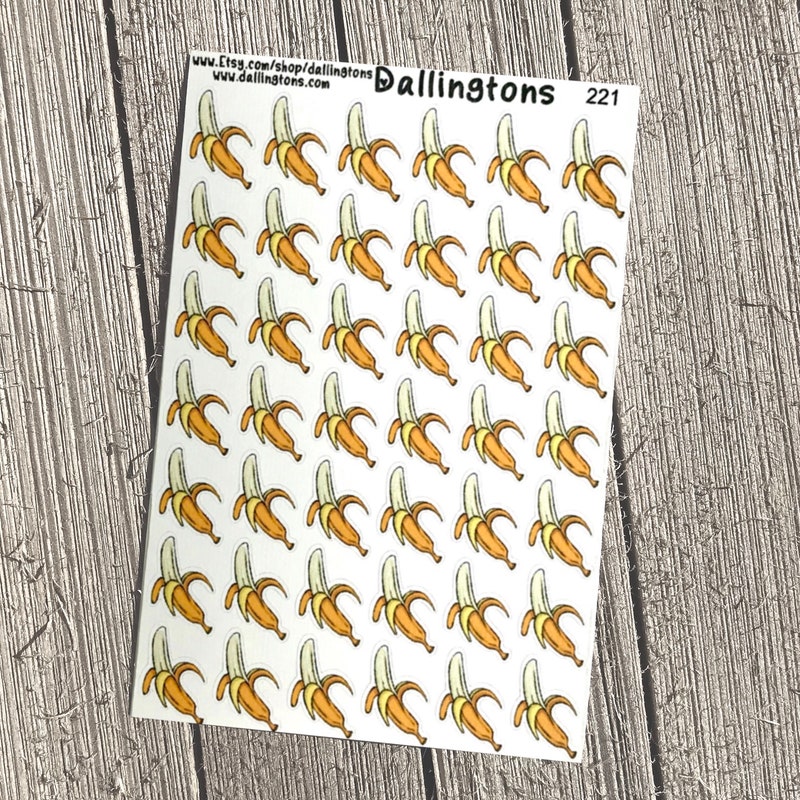 Banana Sticker - Etsy
