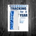 Tracking for a Year - A Year in Pixels - Printable - Printable Page ...
