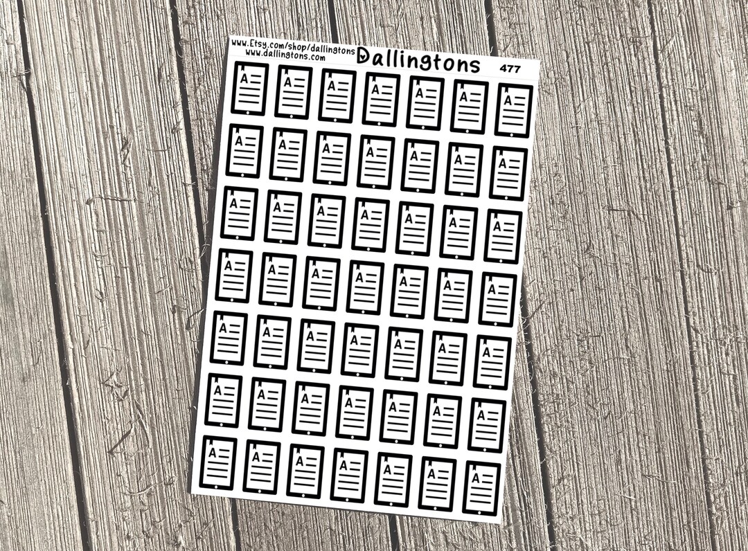 Ereader (#477) - Tiny Stickers for Books and Planners - Etsy