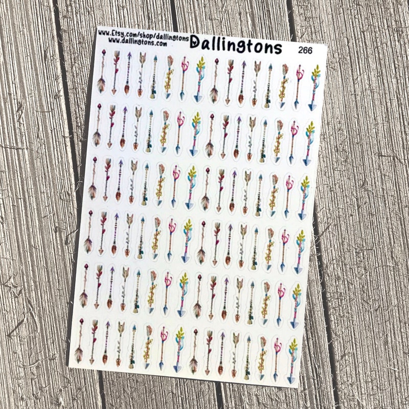 Arrow Stickers - Etsy