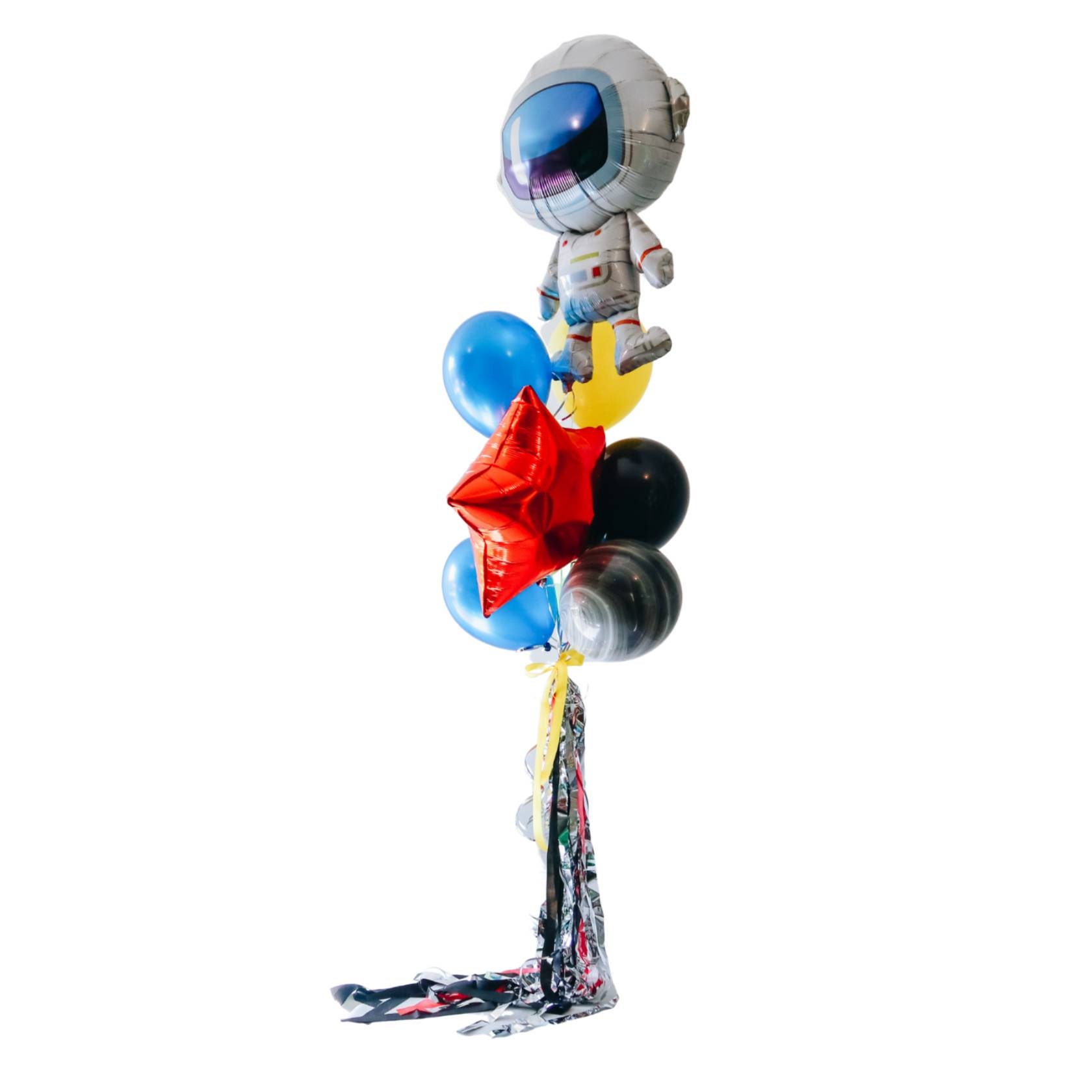 Party Supplies DIY KIT Giant Balloon Bouquet Space Cadet space astronaut balloon bouquet ...