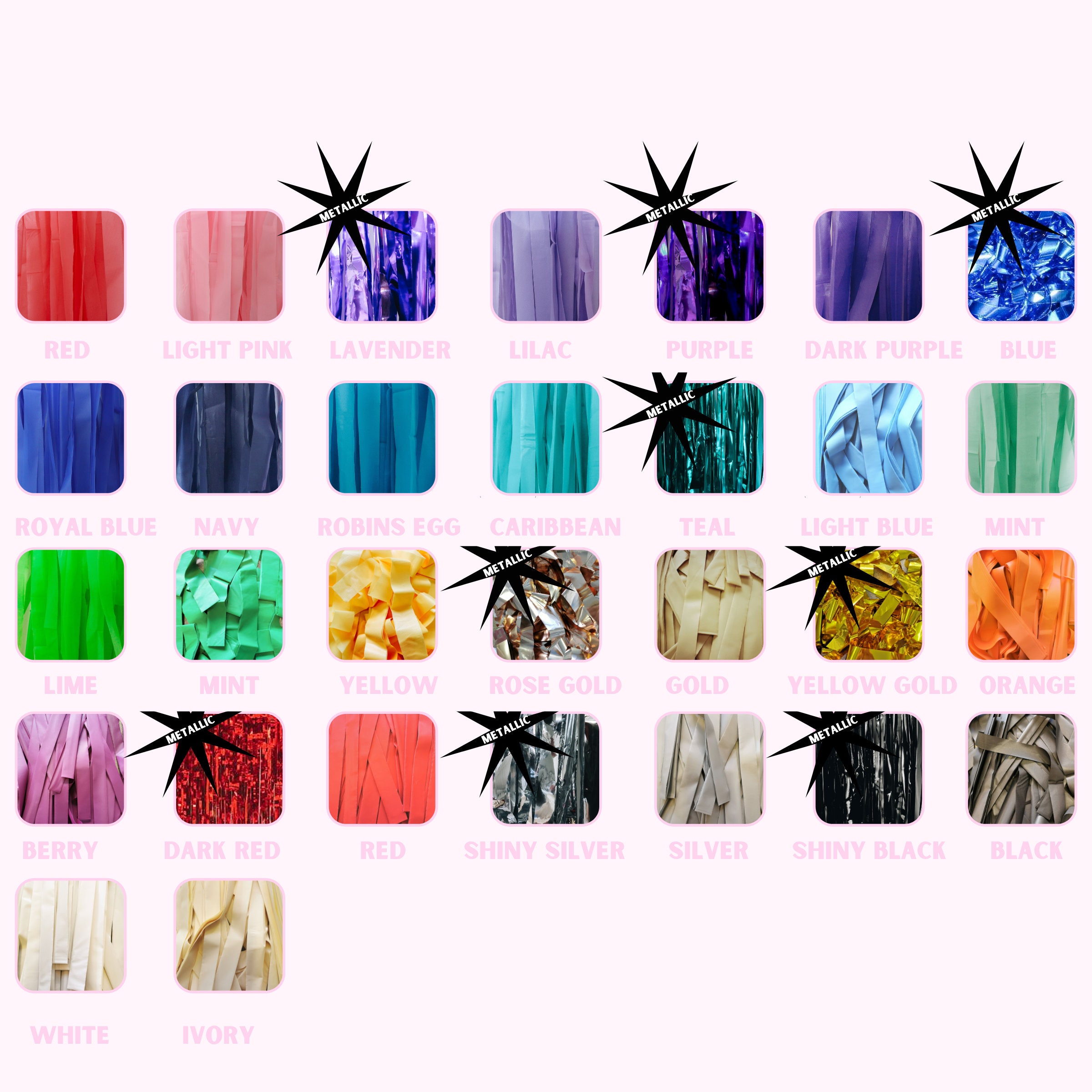 Custom Streamer Hanging Kit 3 Grids streamers backdrops | Etsy