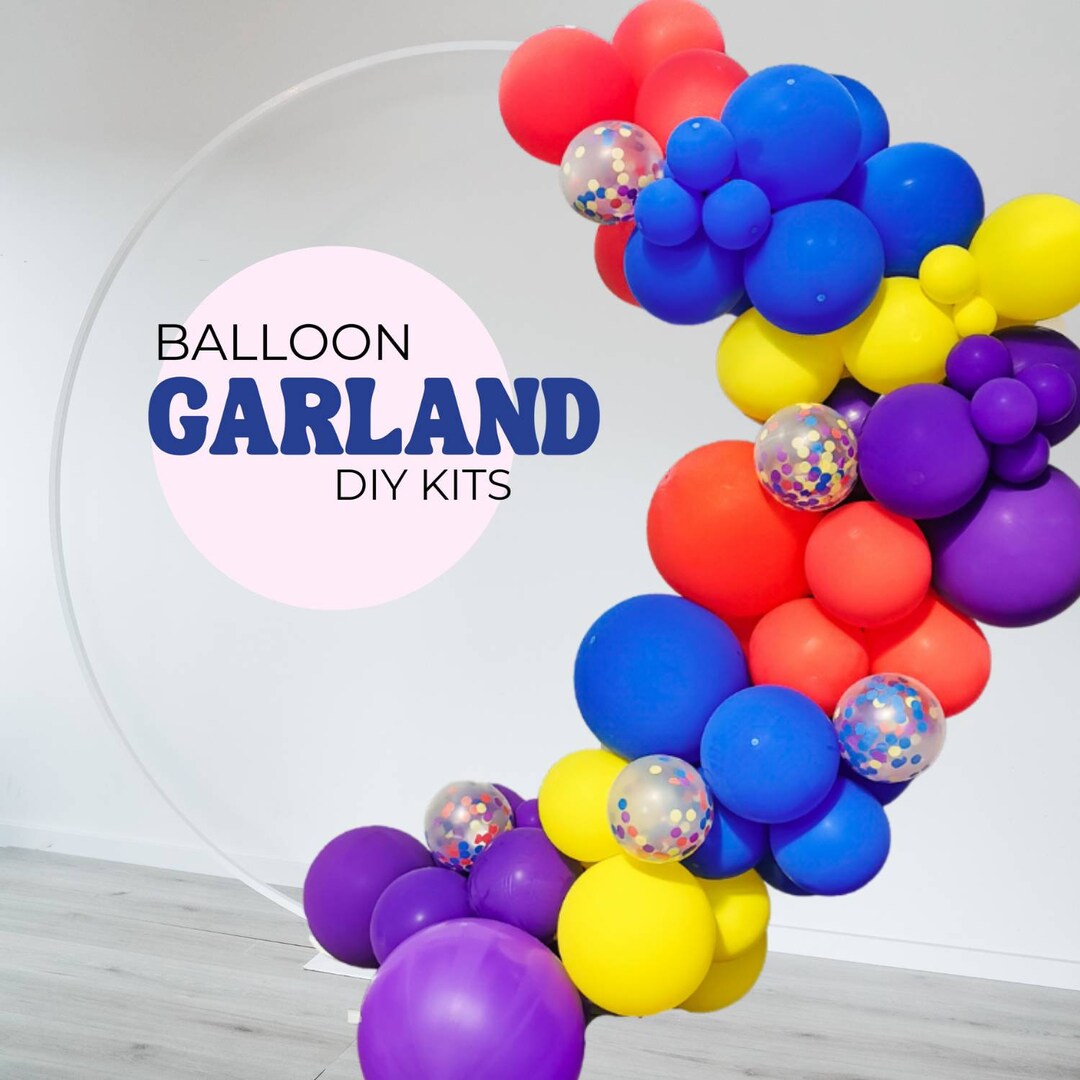 Balloon Arch Balloon Garland Kit wiggly Time Wiggles Party - Etsy Canada