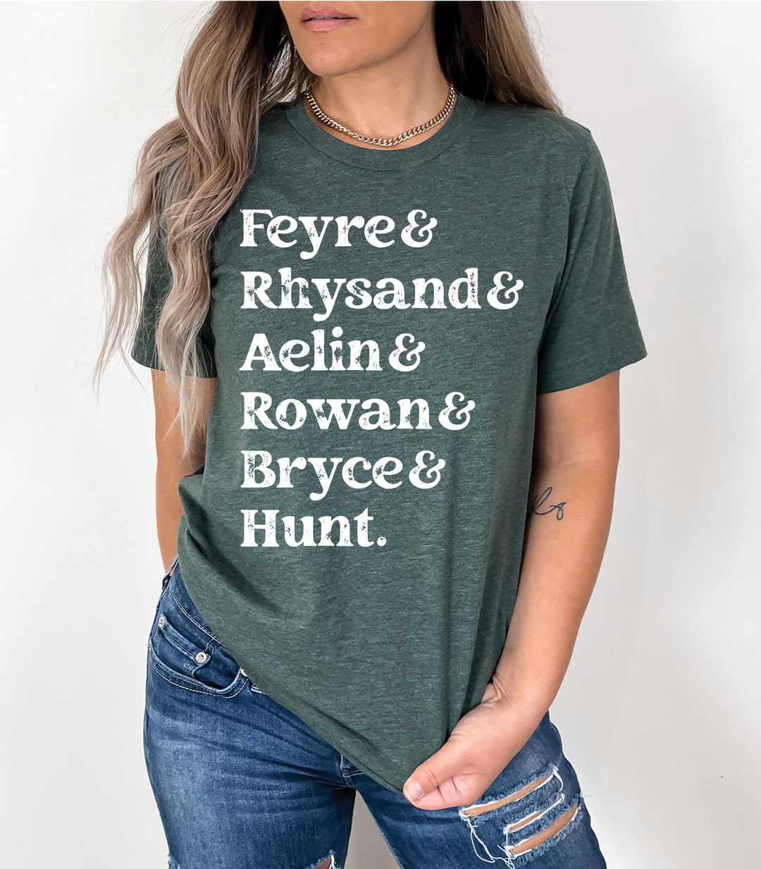 Book Couples Name Stack SJM Book Series ACOTAR Throne of Glass Crescent ...