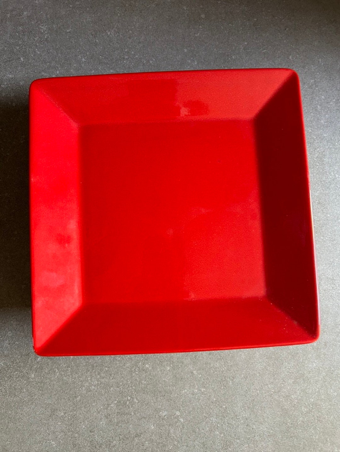 Waechtersbach Vintage 10x10 Red Plate - Etsy