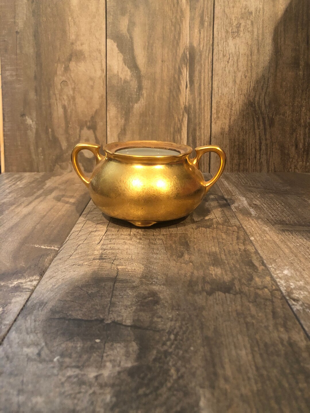 Pickard Gold Sugar Bowl No Lid - Etsy
