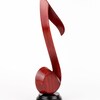 Fancy Clef Music Notes Tabletop Sculpture, Music Sculpture, Wood ...