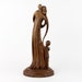 Son and Daughter Mother and Baby Sculpture Wooden Statue - Etsy