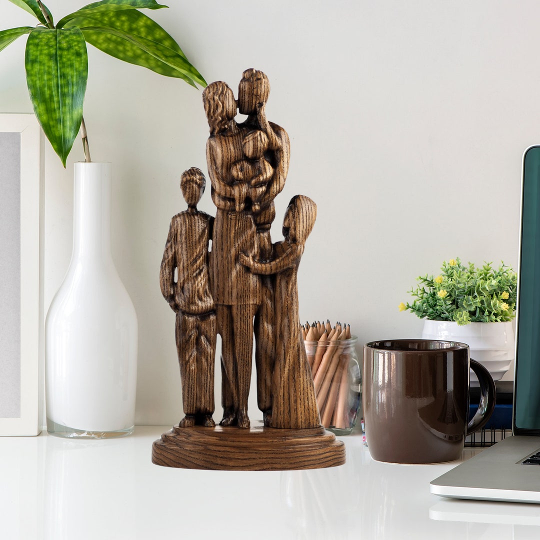 Sentimental Family Figurines, Anniversary Gift, Custom Family Statue ...
