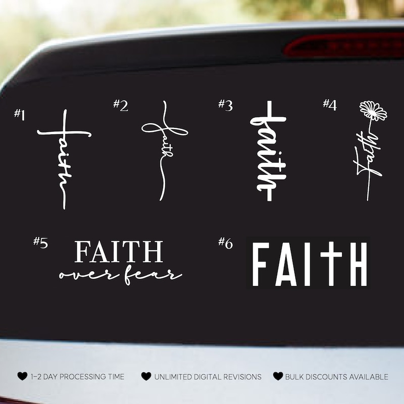 Faith Decal - Etsy