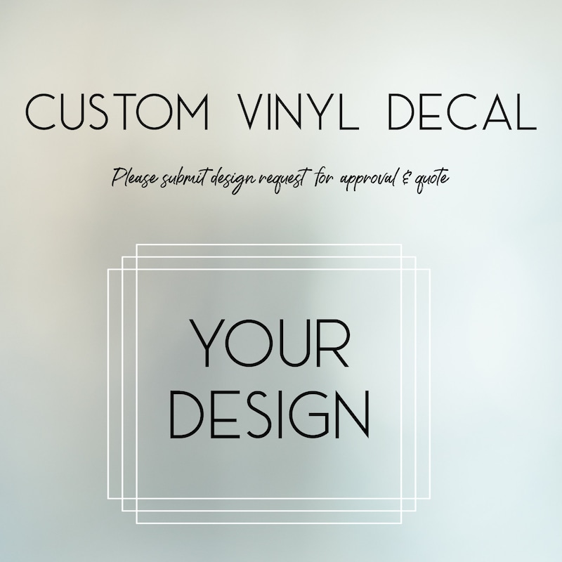Vinyl Decal - Etsy