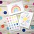 Positivity Postcard Pack of 4. Rainbow Postcards. You Are Amazing. You ...