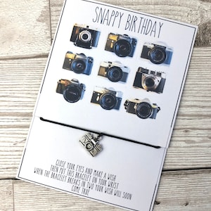 Birthday Card for Photographer. Snappy Birthday Card. Vintage Camera ...