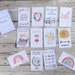 Inspirational Positive Message Cards Box Set of 12. Positivity Cards ...