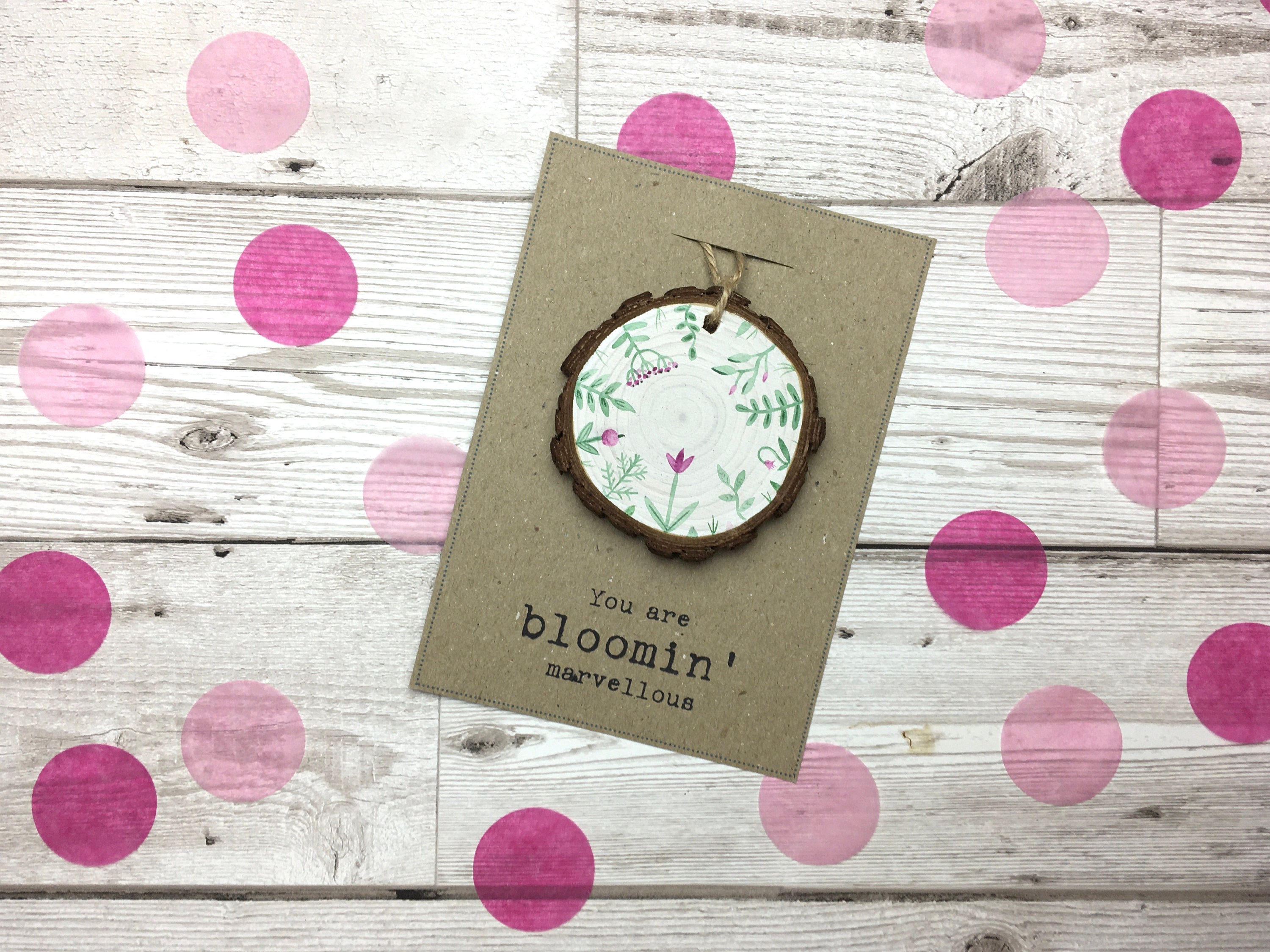Bloomin Marvellous Wooden Sign. Floral Home Decor Gift. Easter Gift ...