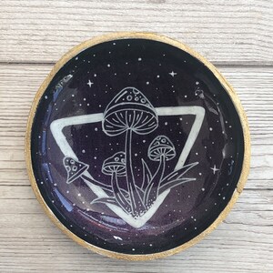 Trippy Ring Dish. Witchy Home Decor. Psychedelic Trinket Dish. Gift for ...