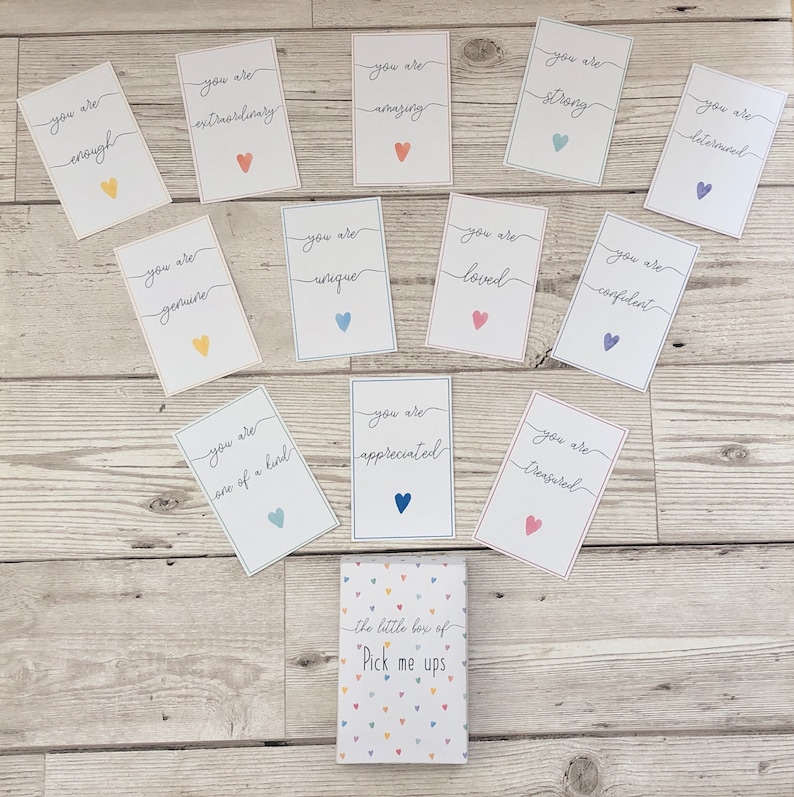 Box of Pick Me Ups. Little Box of Positivity. Cheer up Gift. Mental ...