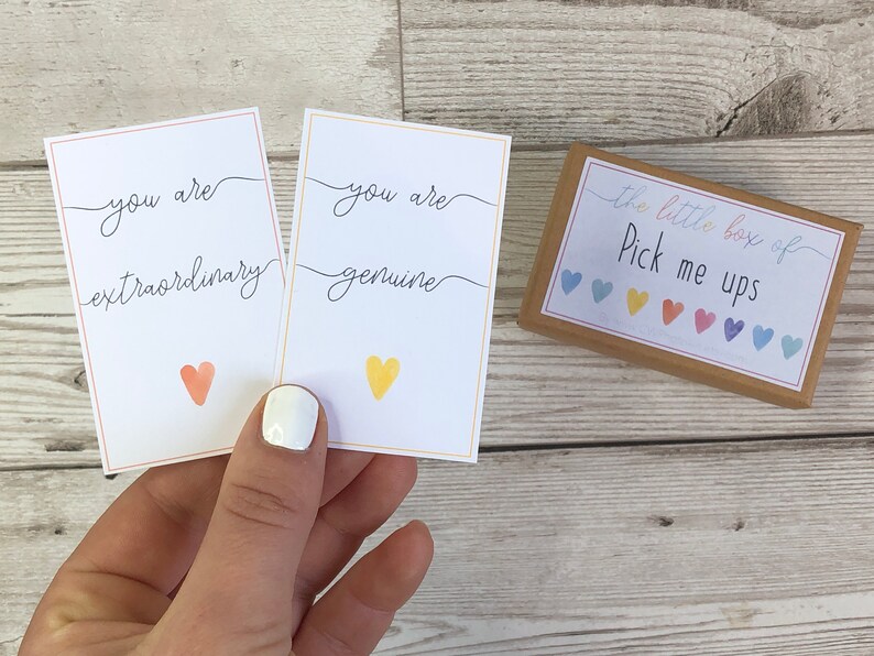 Box of Pick Me Ups. Little Box of Positivity. Cheer up Gift. - Etsy UK