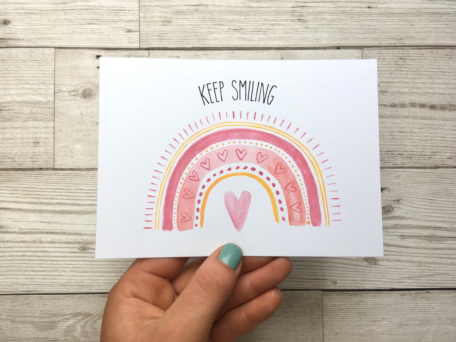 Positivity Postcard Pack of 4. Rainbow Postcards. You Are | Etsy