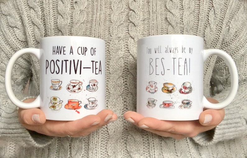Best Friend Tea Mug. Tea Lover Gift Idea. Bestie Birthday Gift ...