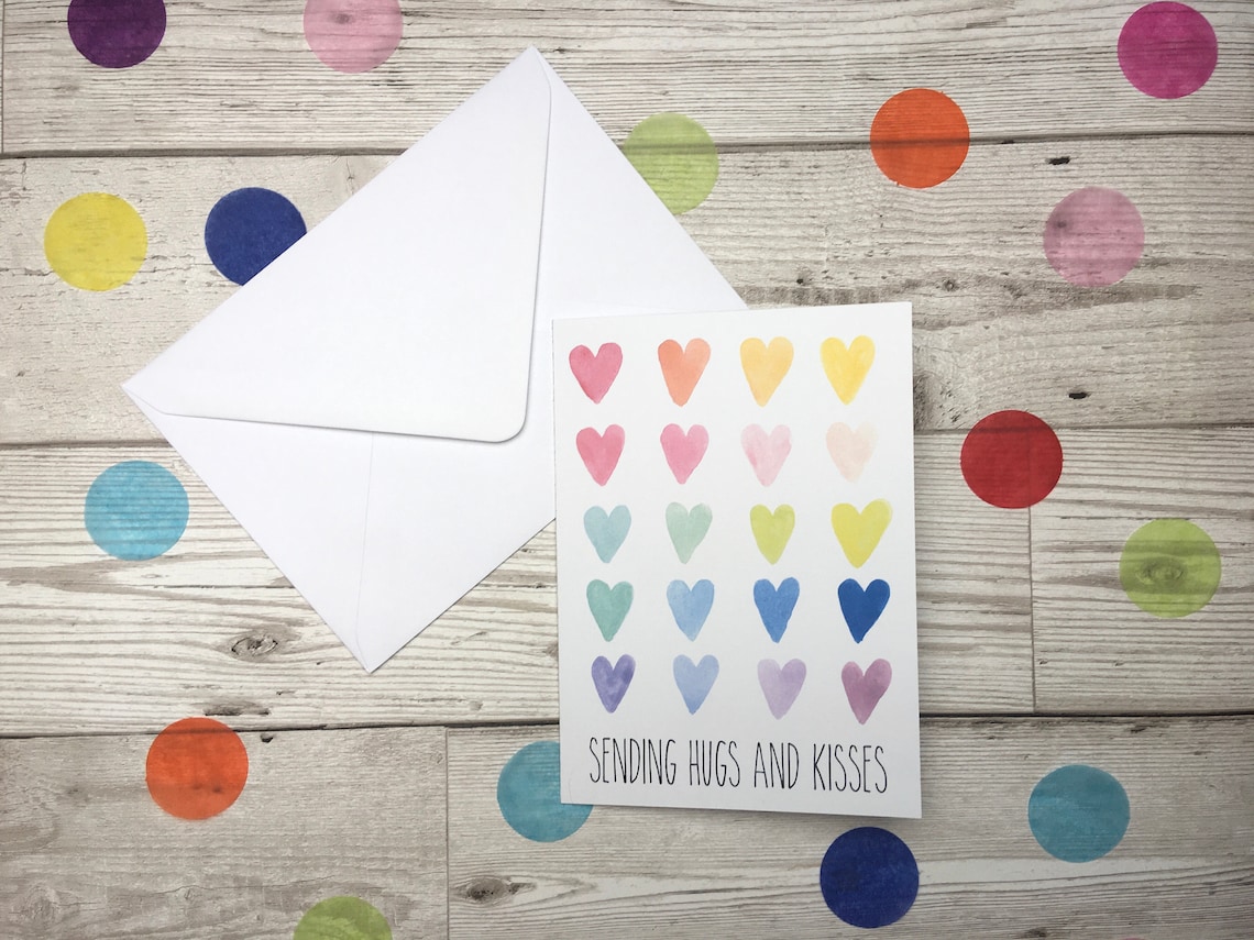 Rainbow Positive Cards. Thank You Cards. Positivity Postcards. You Are ...