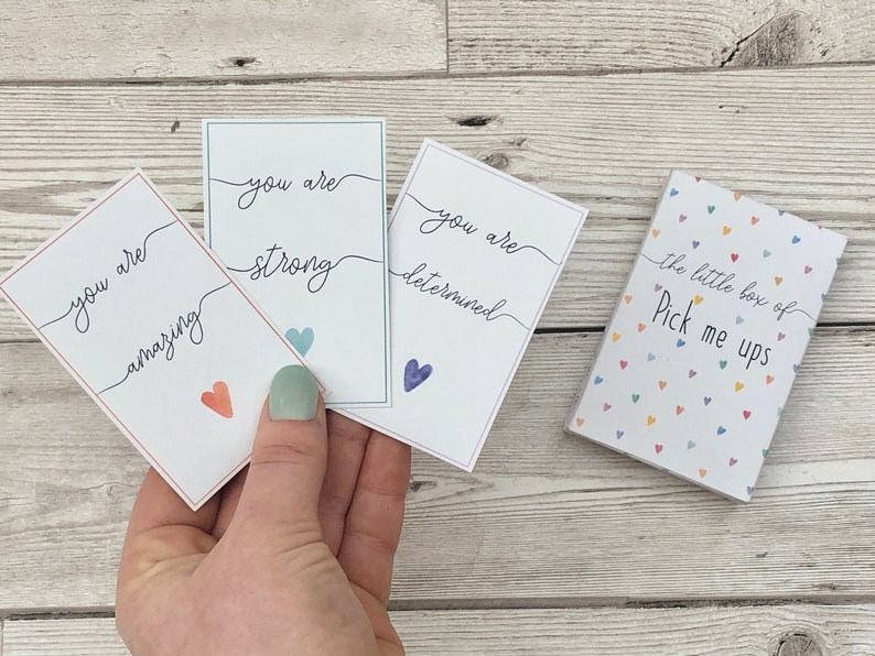 Box of Pick Me Ups. Little Box of Positivity. Cheer up Gift. Mental ...