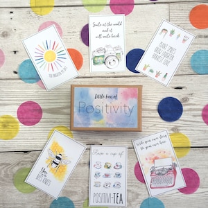 Inspirational Positive Message Cards Box Set of 16. Positivity - Etsy