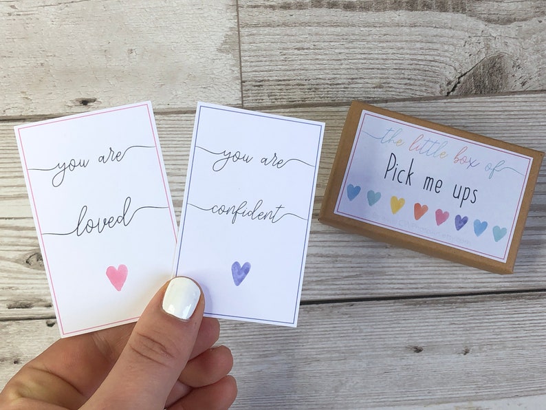 Box of Pick Me Ups. Little Box of Positivity. Cheer up Gift. - Etsy