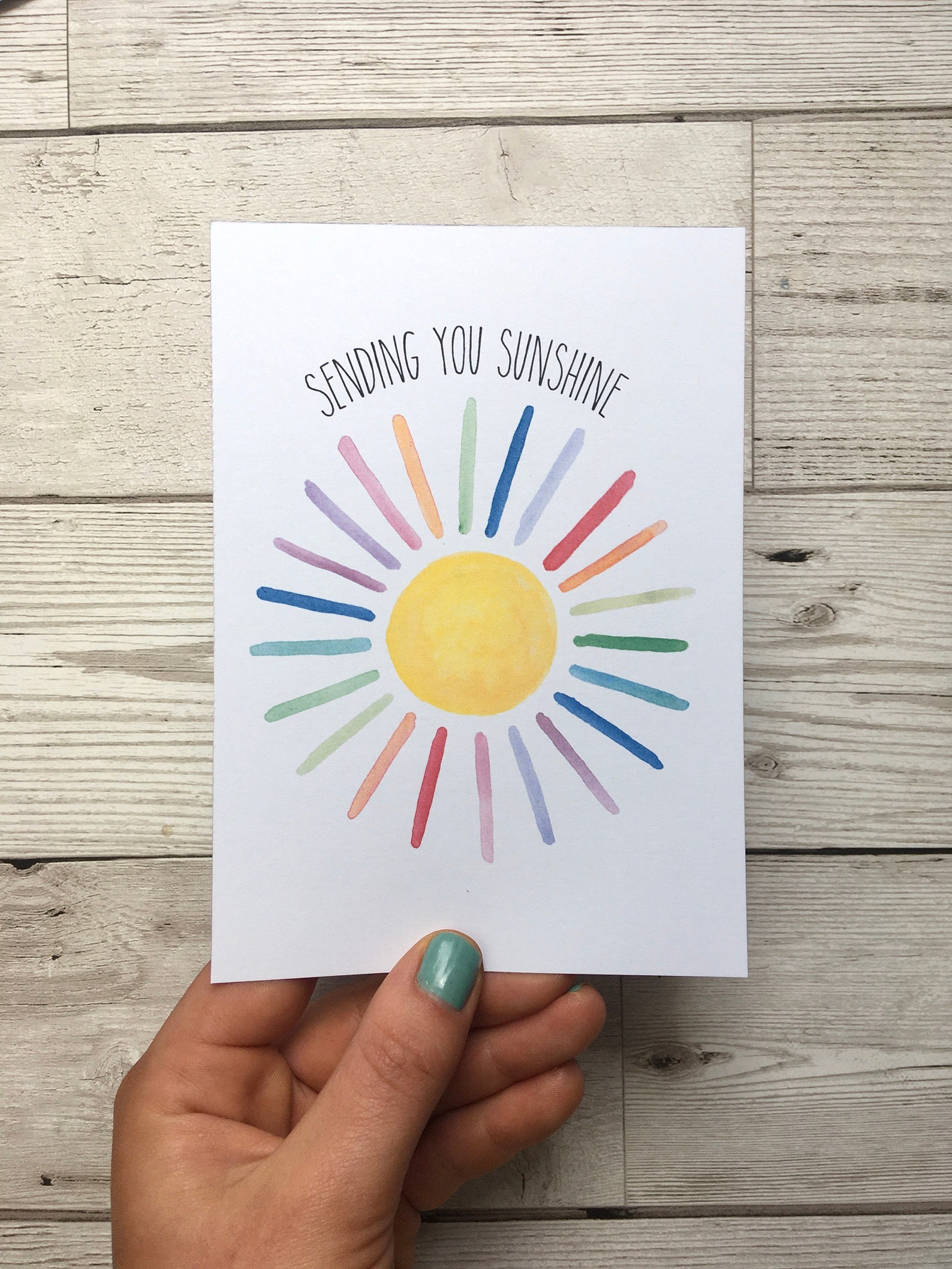 Positivity Postcard Pack of 4. Rainbow Postcards. You Are | Etsy