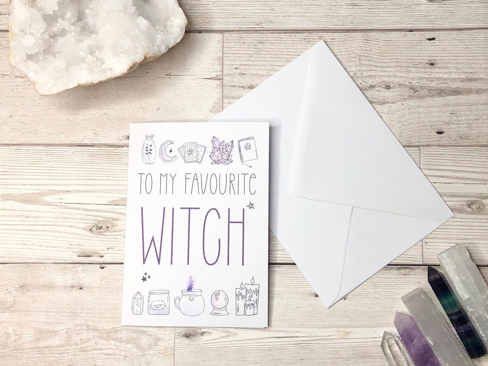 Witch Birthday Card. Wicca Greeting Card. Modern Day Witch - Etsy UK