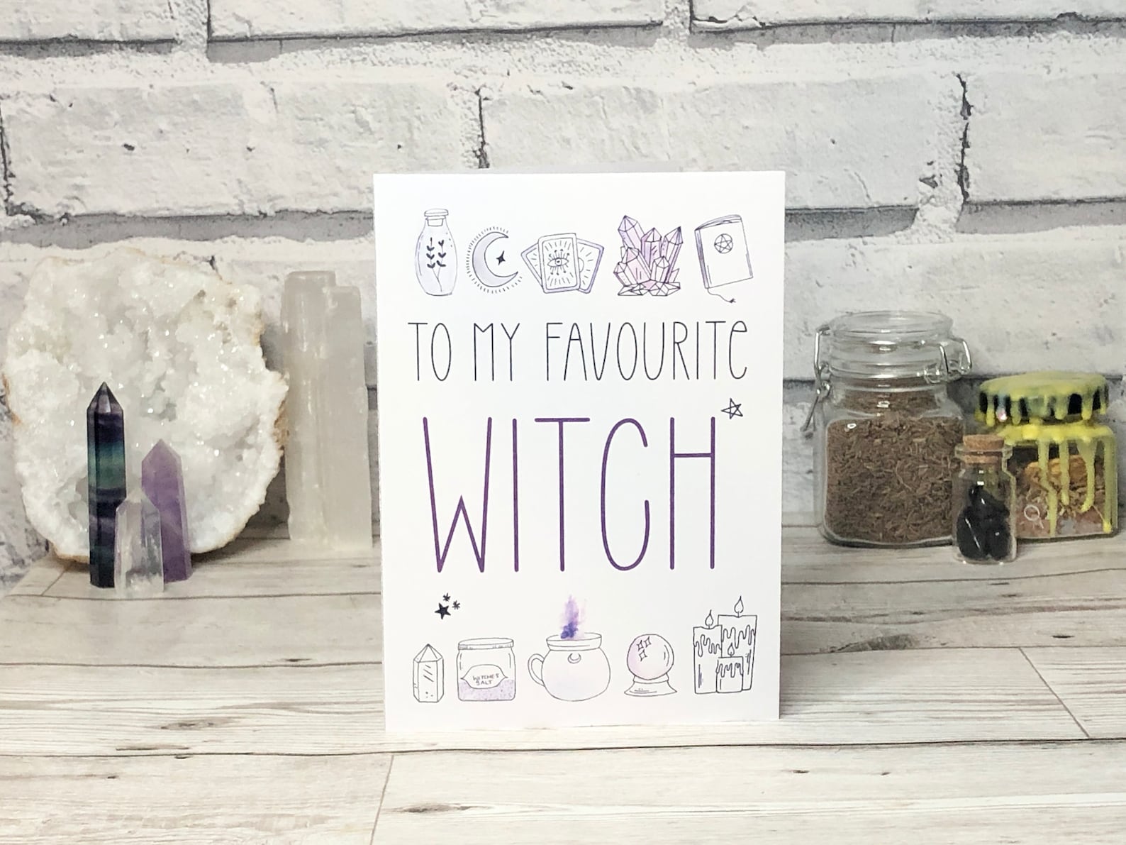 Witch Birthday Card. Wicca Greeting Card. Modern Day Witch - Etsy UK