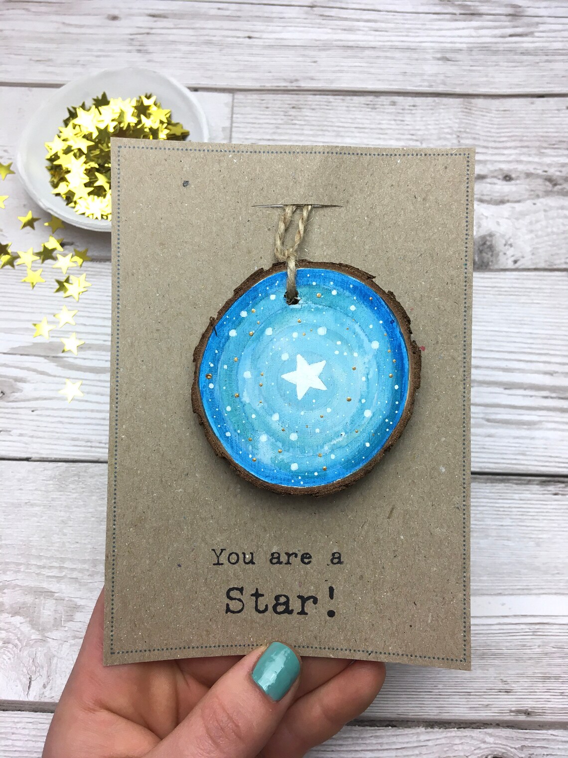 You Are a Star Wooden Sign. Galaxy Home Decor Wall Art. Small | Etsy