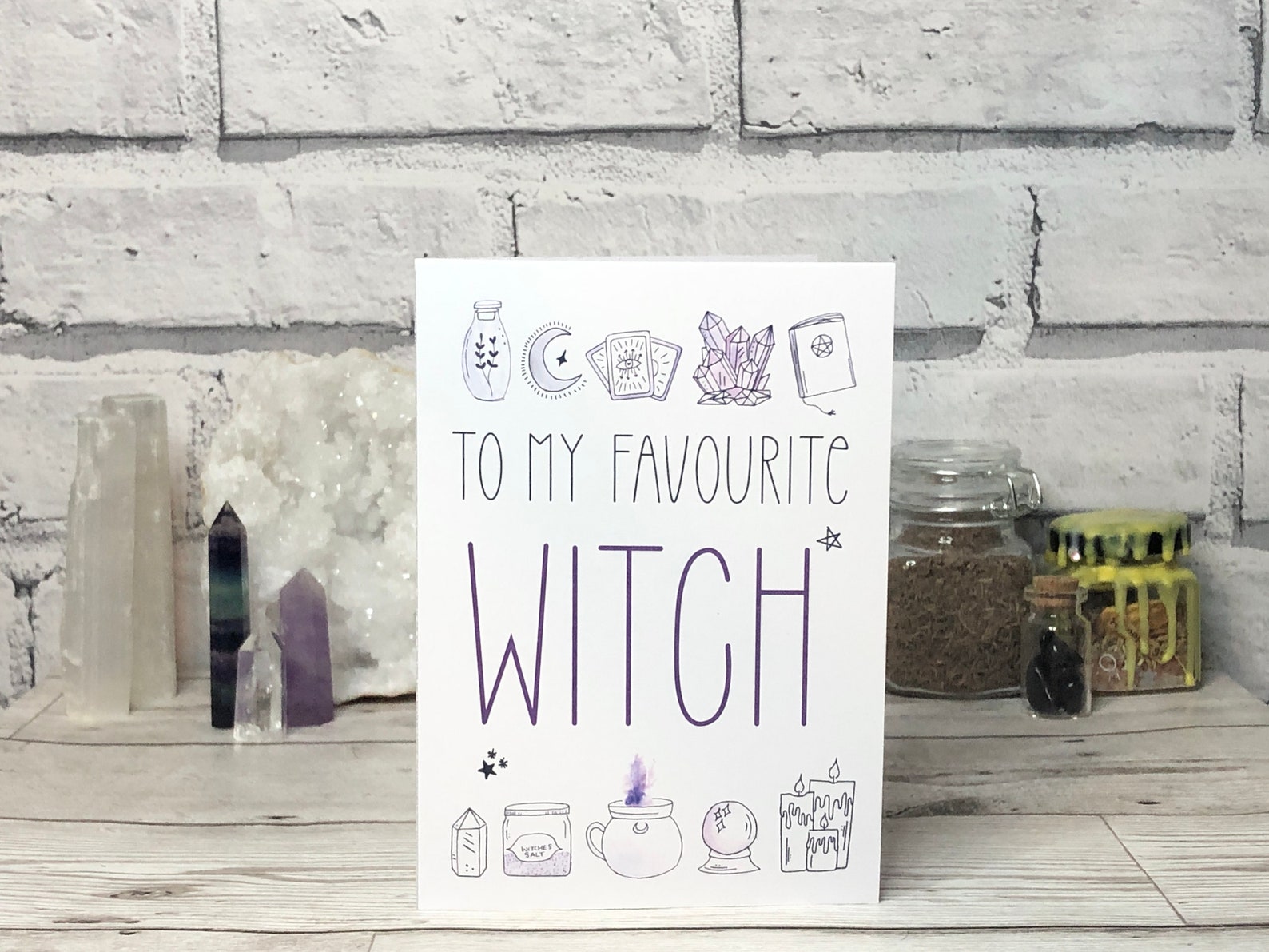 Witch Birthday Card. Wicca Greeting Card. Modern Day Witch - Etsy UK