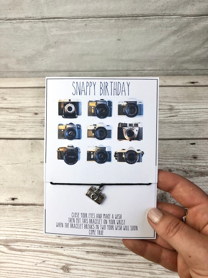 Birthday Card for Photographer. Snappy Birthday Card. Vintage Camera ...