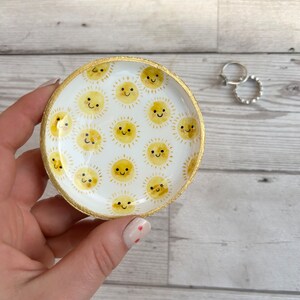 Summer Sun Trinket Dish. Summer Ring Holder. Sunshine Home Decor ...