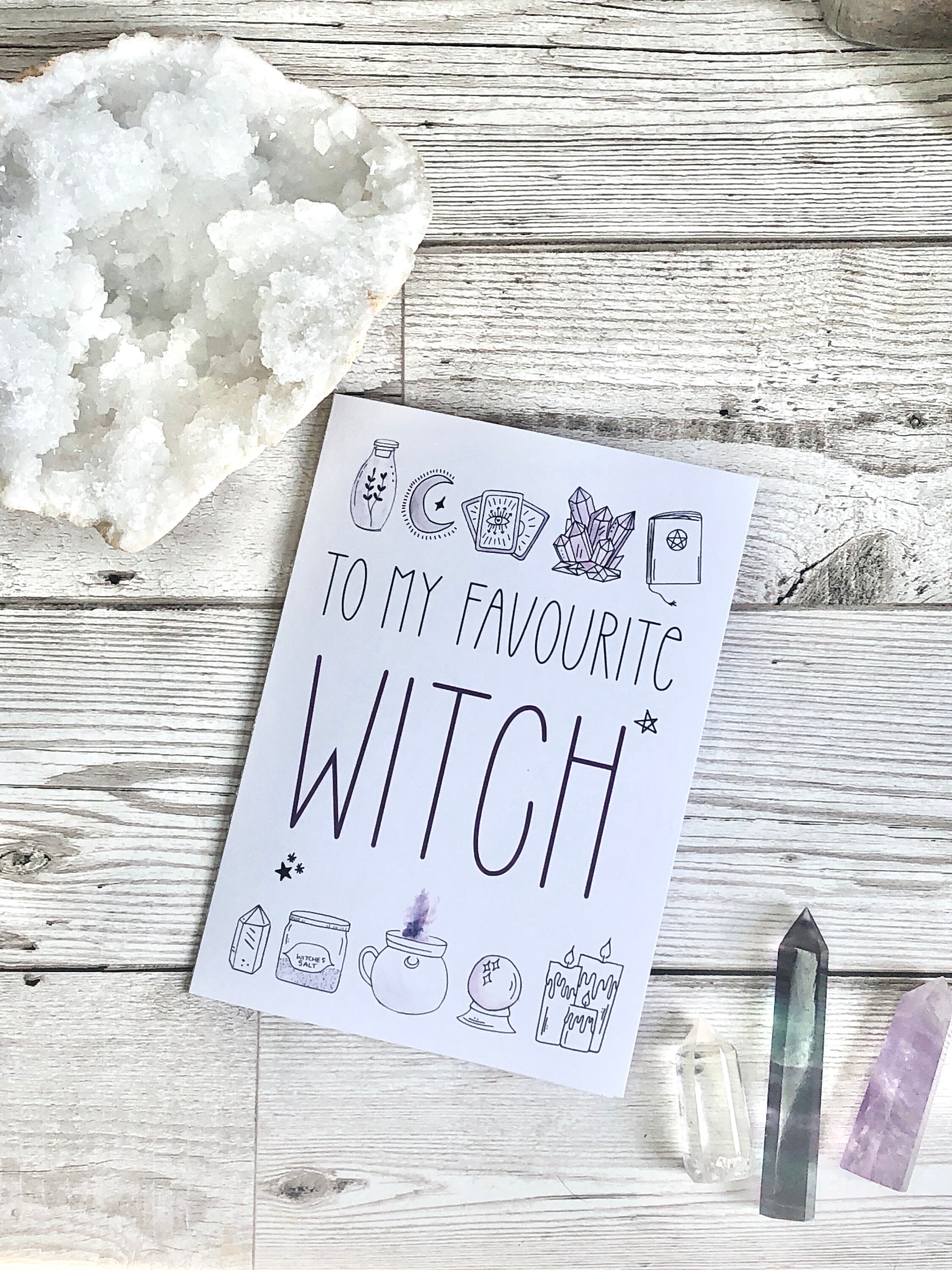 Witch Birthday Card. Wicca Greeting Card. Modern Day Witch - Etsy UK