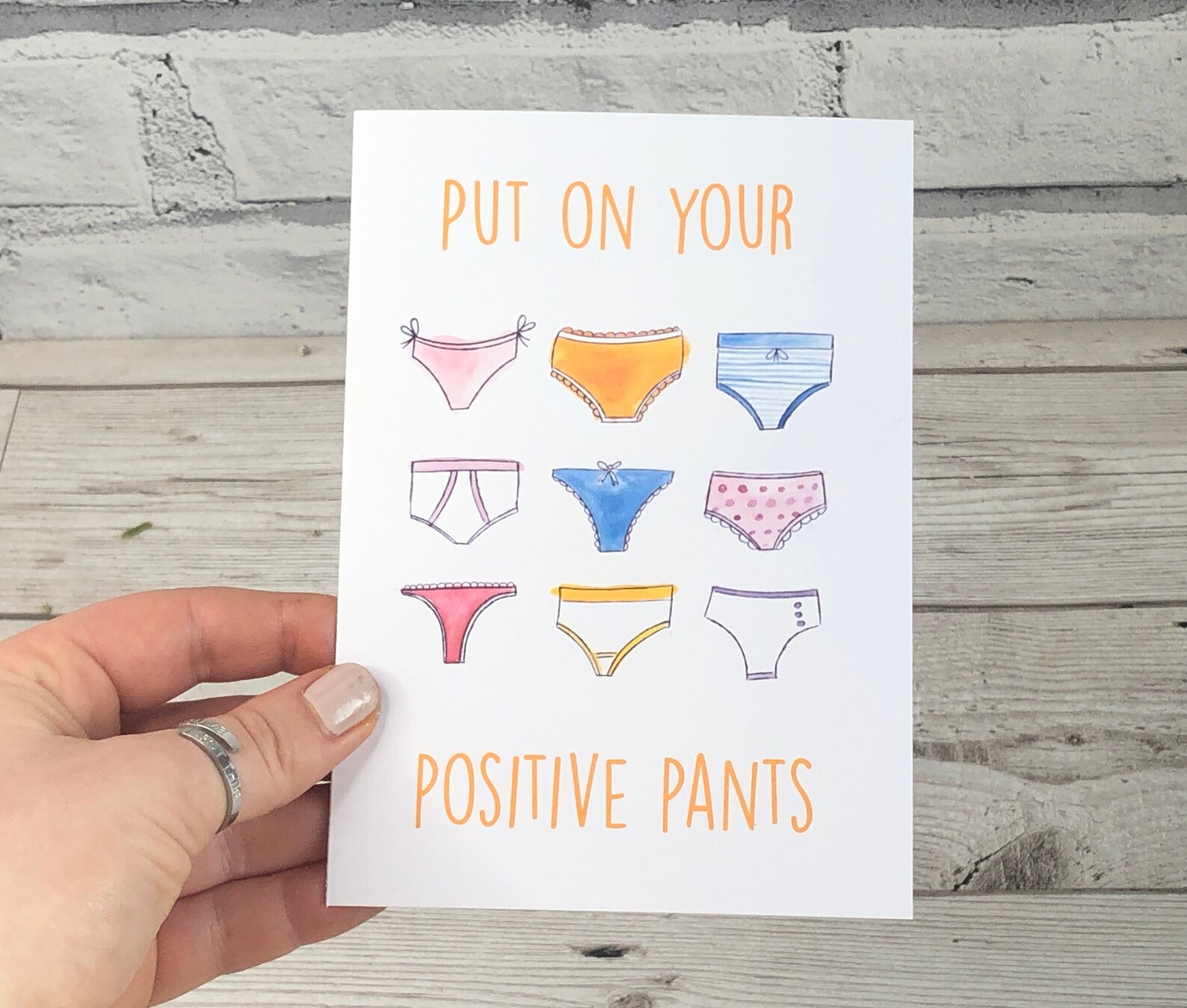 Positivity Pants Card. You Got This Card. Just Because Card. - Etsy UK