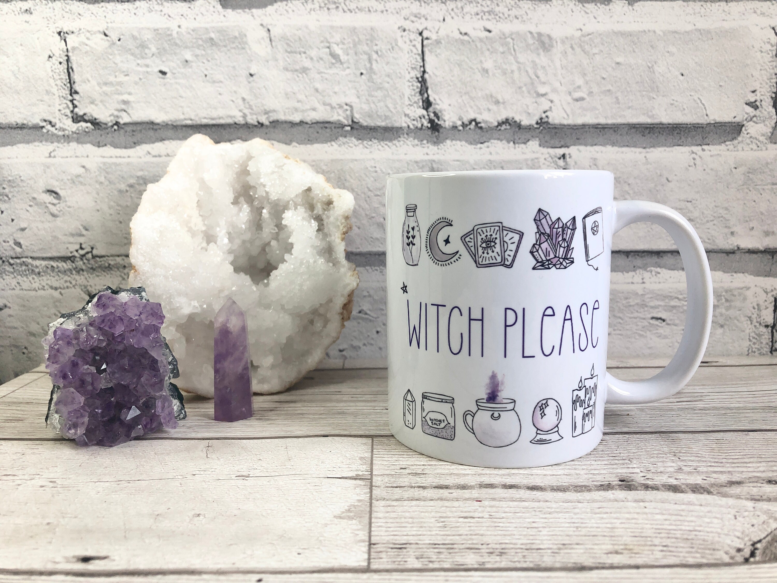 Witch Mug Gift. Witchy Tea Mug. Witch Please Quote. Halloween Mug for ...