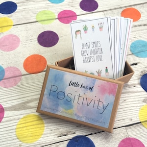 Inspirational Positive Message Cards Box Set of 16. Positivity - Etsy UK