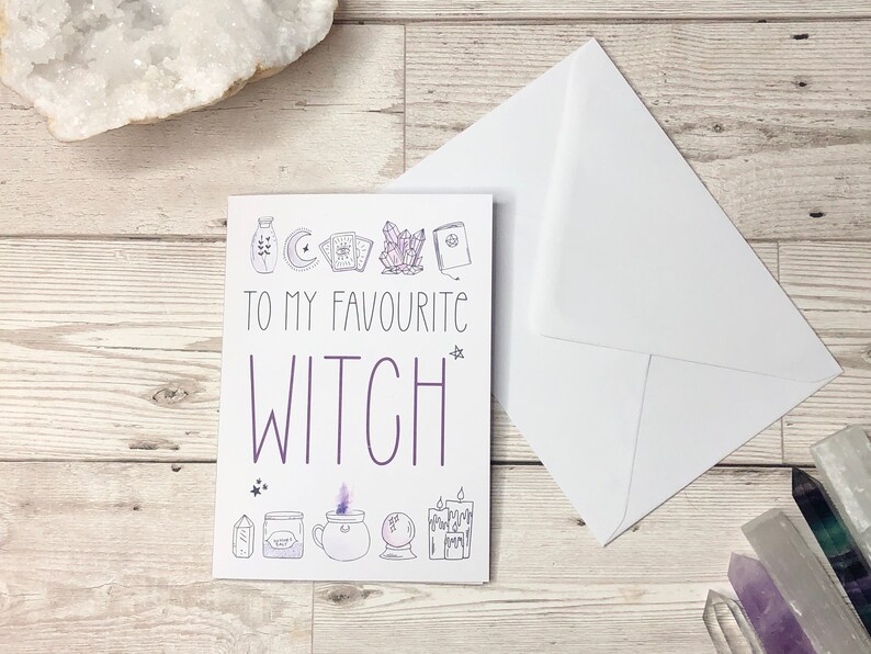 Witch Birthday Card. Wicca Greeting Card. Modern Day Witch - Etsy UK