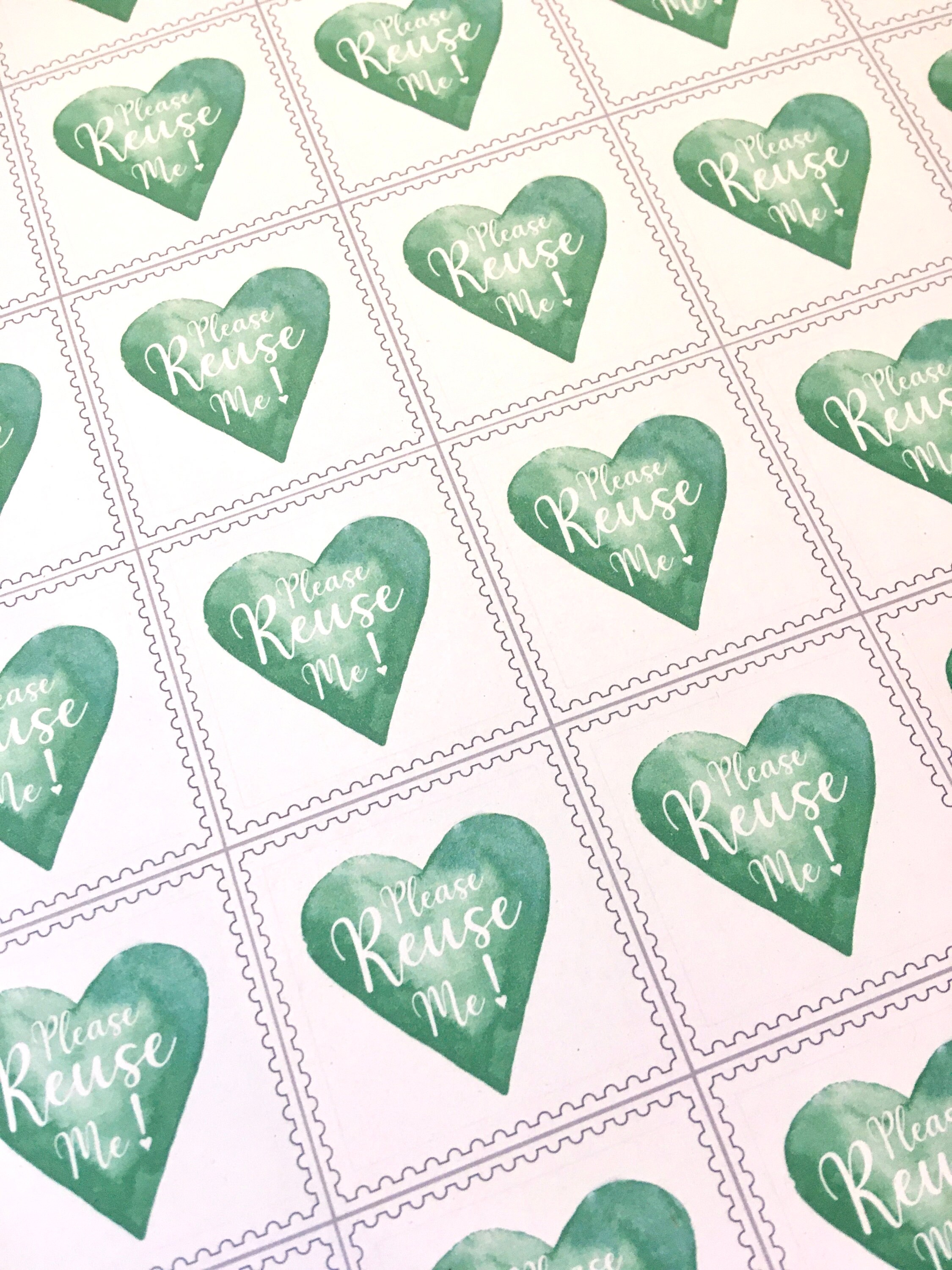 Recycle Me Stickers. Reuse and Recycle Packaging Stickers. Eco - Etsy UK