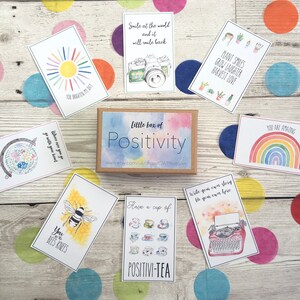 Inspirational Positive Message Cards Box Set of 16. Positivity - Etsy