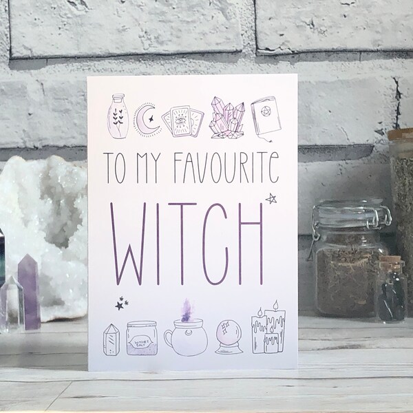 Witch Greeting Cards - Etsy